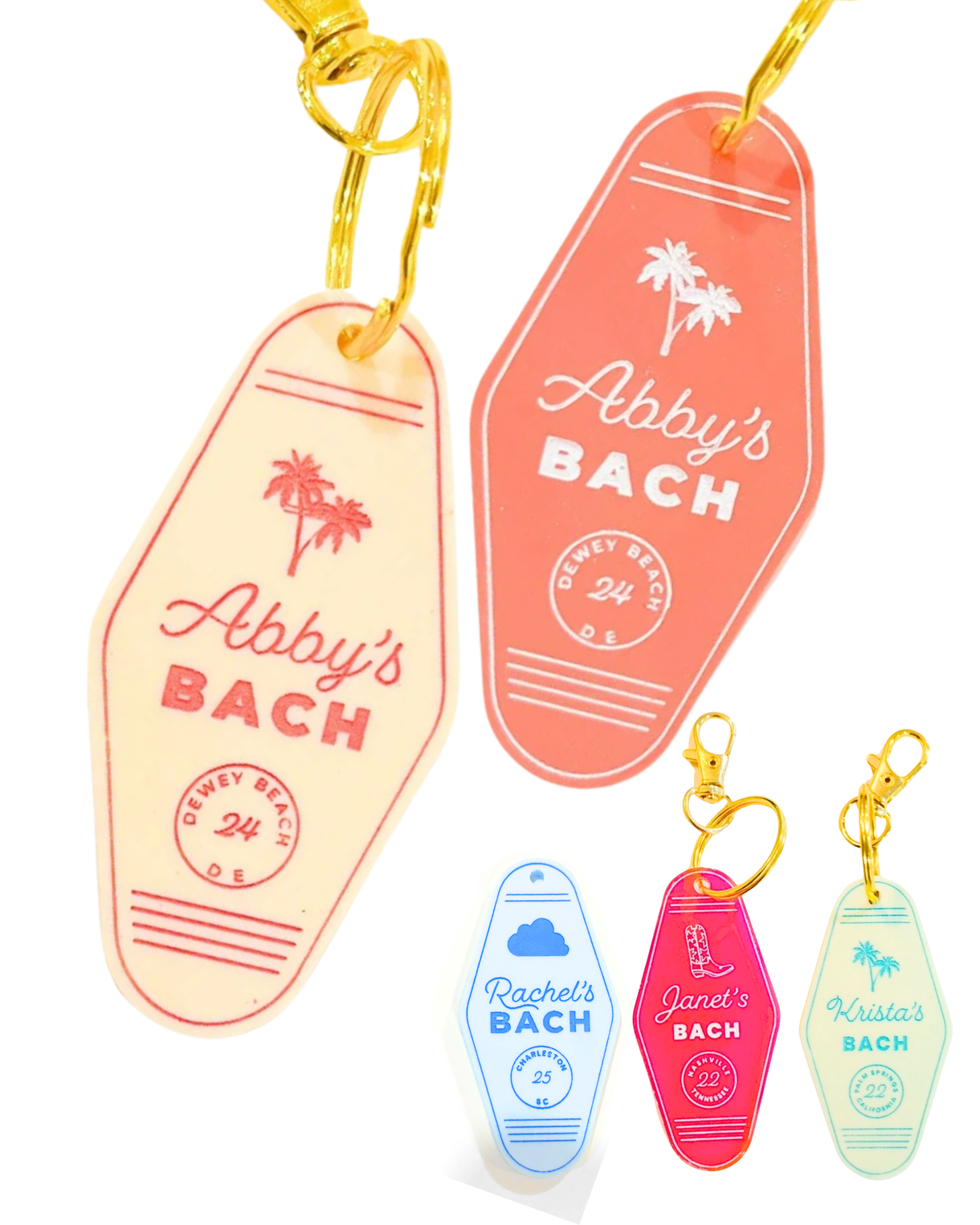 Custom Bachelorette Keychains – Haven Print Co.