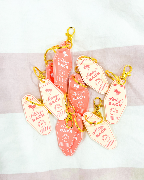 Custom Bachelorette Keychains – Haven Print Co.