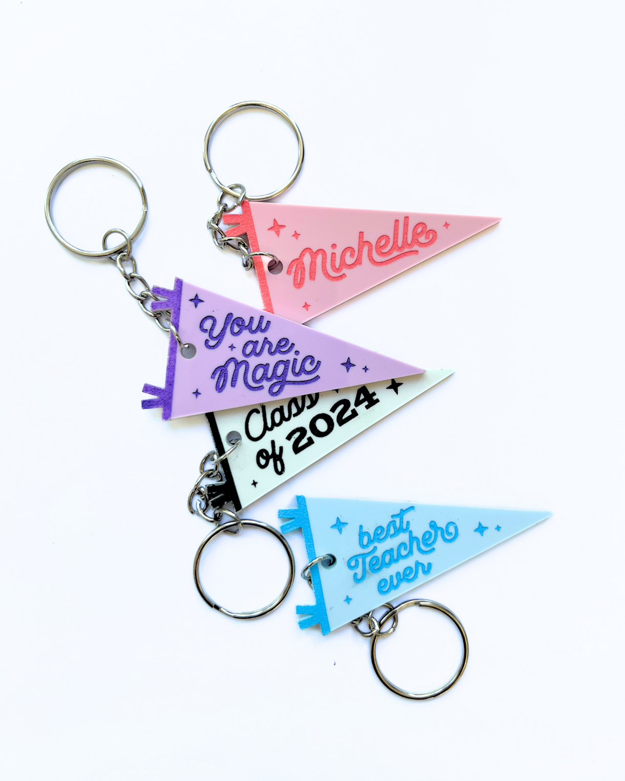 Pennant Flag Keychain - Custom – Haven Print Co.