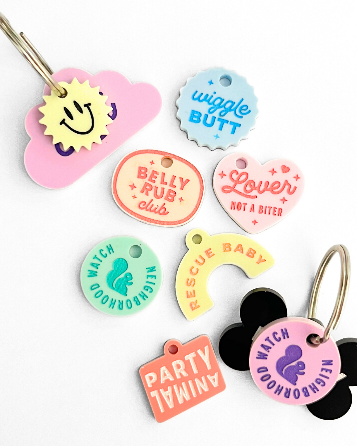 Small Pet Tag Camp Charm – Haven Print Co.