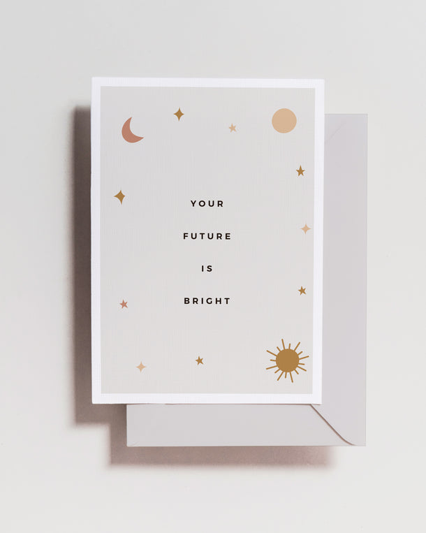 Graduation Bright Future Card – Haven Print Co.