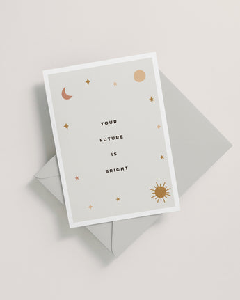 Graduation Bright Future Card – Haven Print Co.