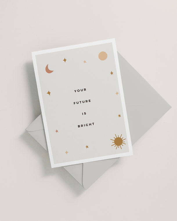Graduation Bright Future Card – Haven Print Co.