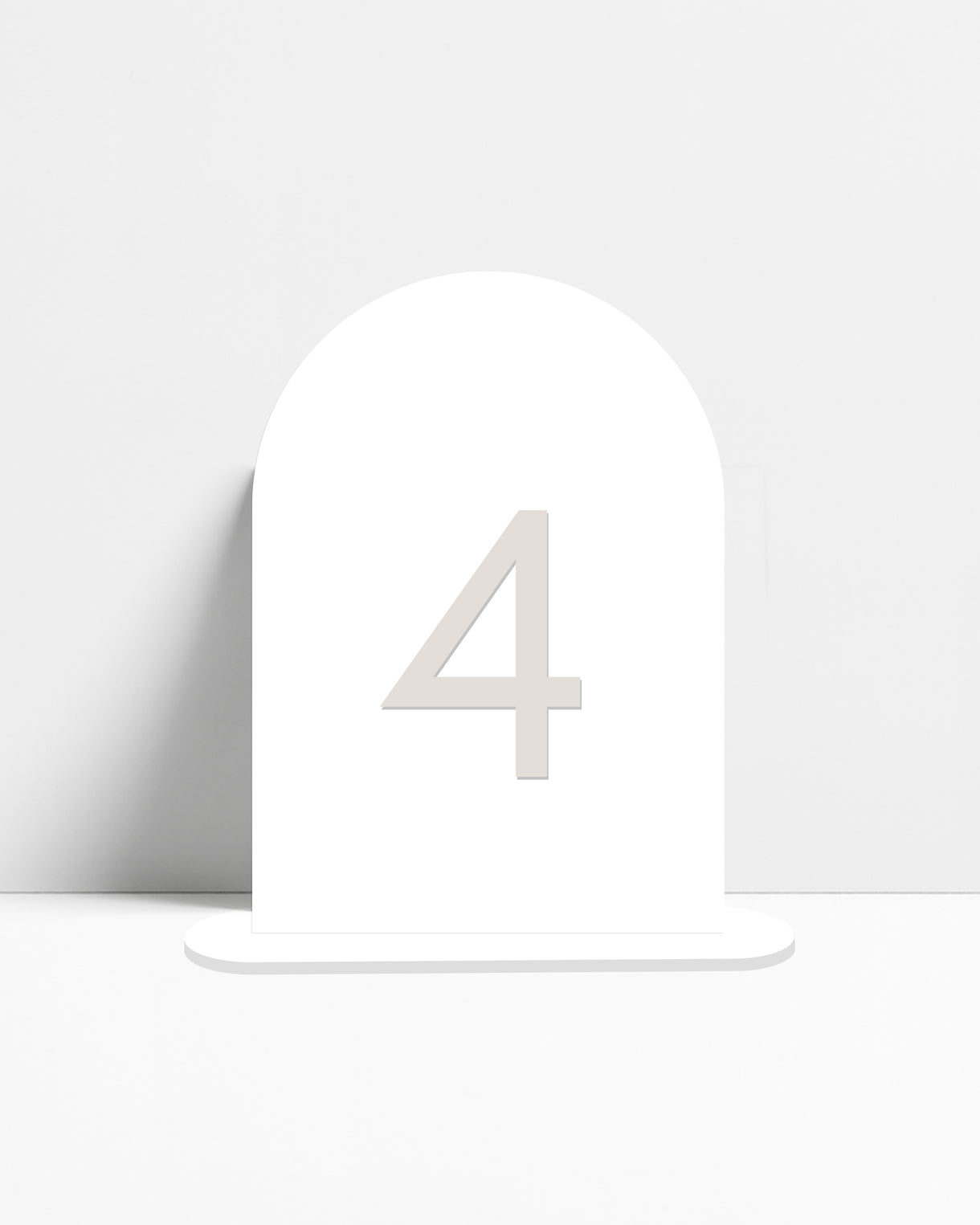 Matte Sand Acrylic Table Numbers – Haven Print Co.