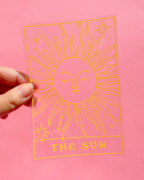 Sun Tarot Card Suncatcher – Haven Print Co.